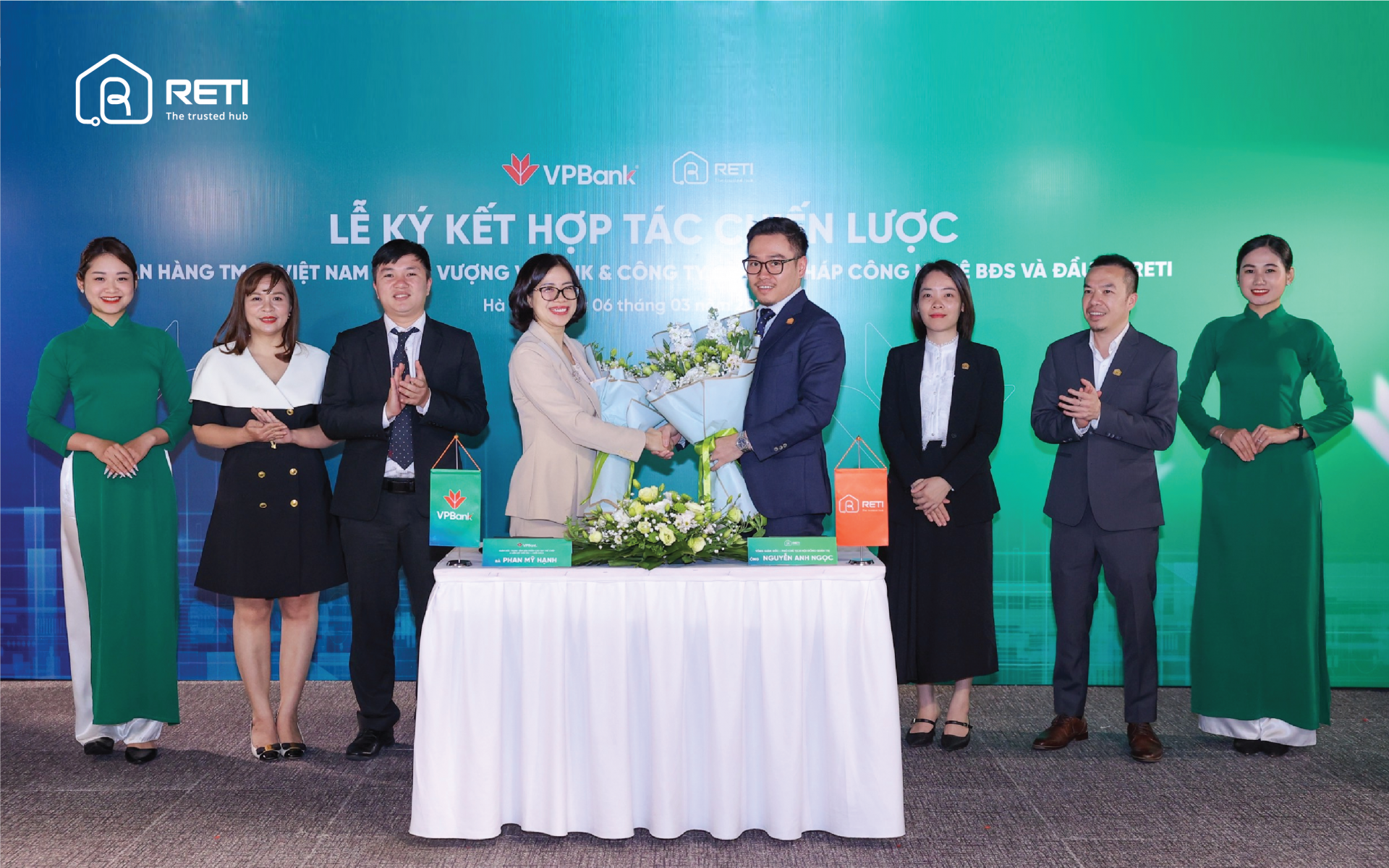 Reti ký kết hợp tác chiến lược cùng Ngân hàng Vpbank