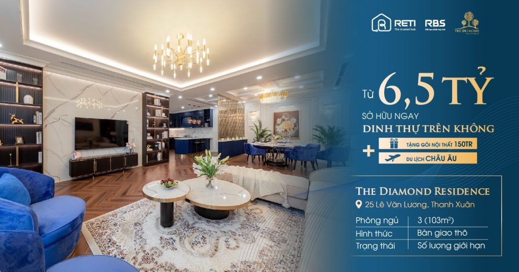 Giá bán căn hộ BRG The Diamond Residence 25 Lê Văn Lương